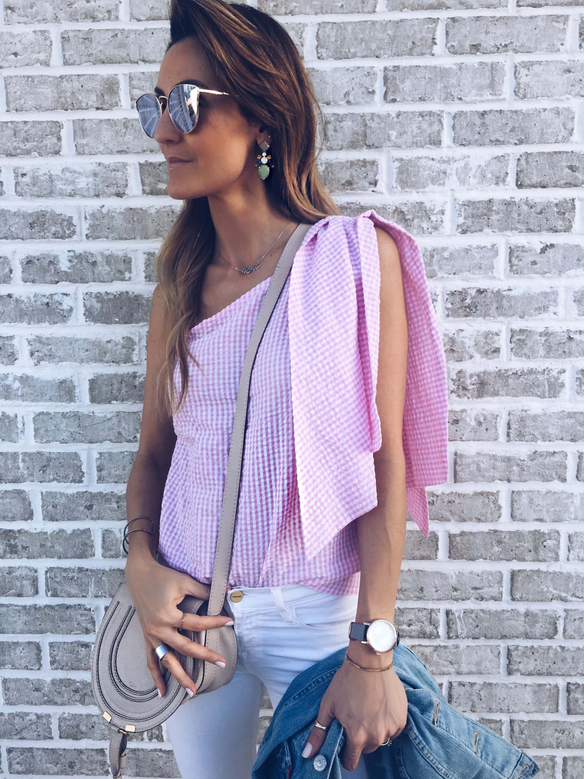 Take your Denim to a Girly level with OTS and OS Blouses! - Karina ...