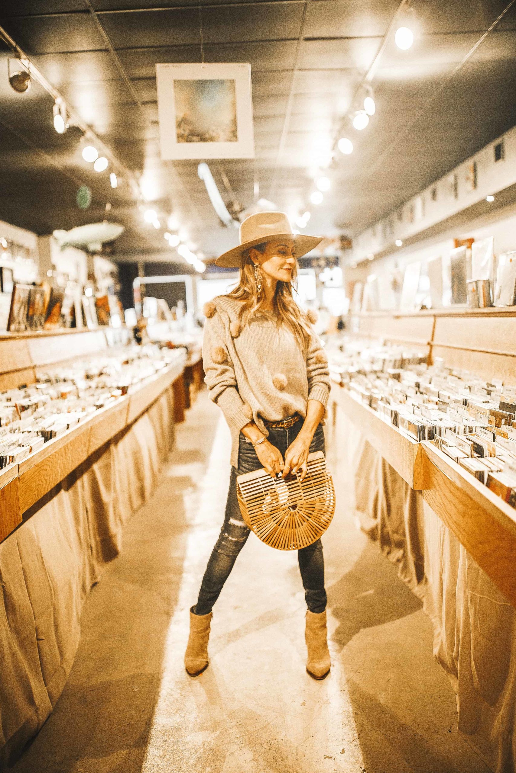 Karina Reske and Indy Vynil Record store - Karina Style Diaries