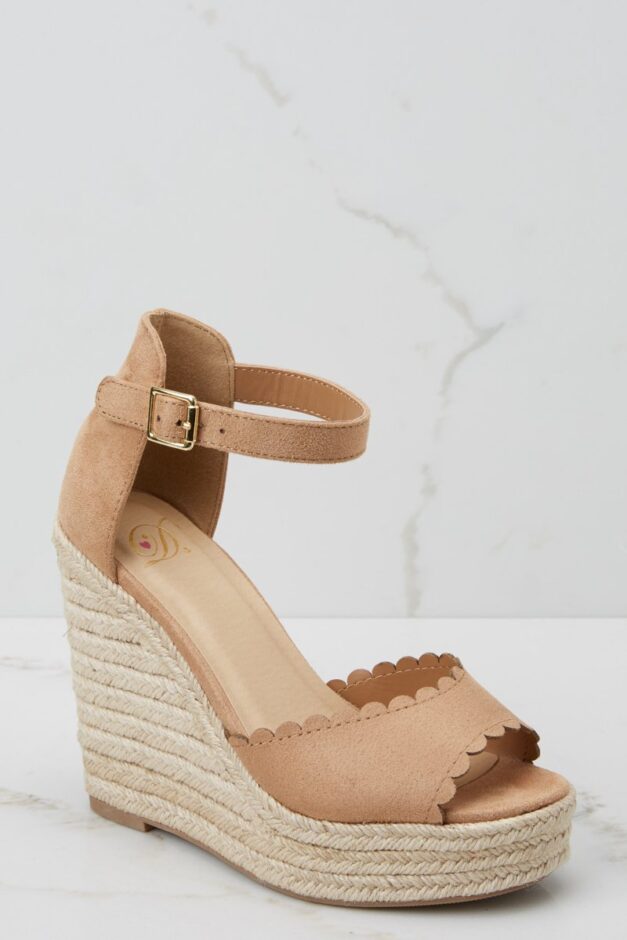 Tan Wedges - Karina Style Diaries