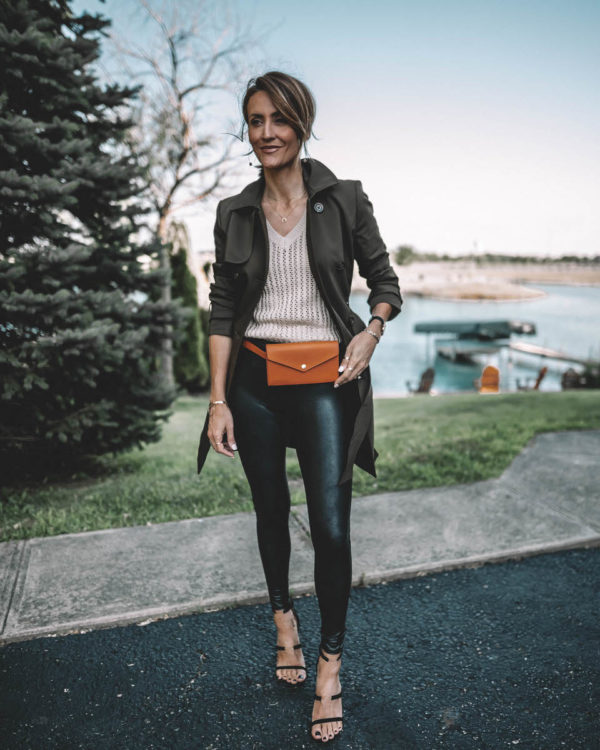 7 Ways to Wear Spanx Faux Leather Leggings - Casual + Work-friendly ...