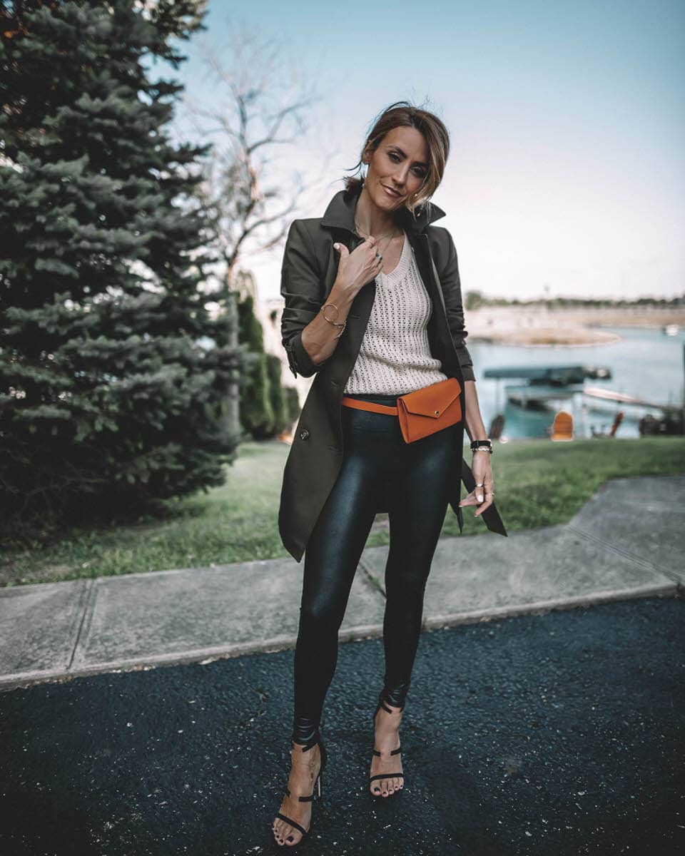 7 Ways to Wear Spanx Faux Leather Leggings - Casual + Work-friendly ...