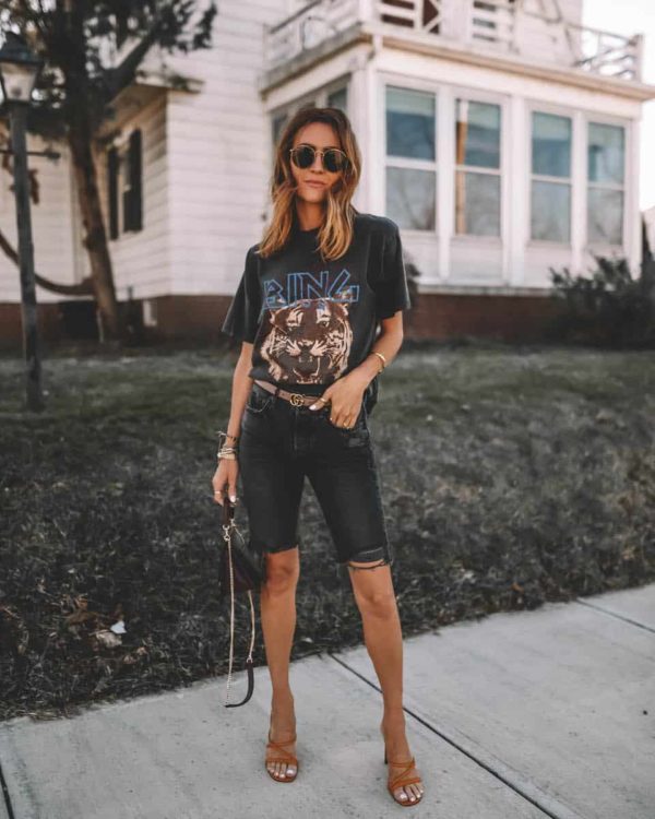 4 Ways to Street Style Bermuda Shorts - Karina Style Diaries