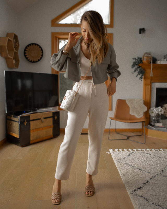 Zara Spring Haul - 4 Ways to Style a Pair of Joggers! - Karina Style ...