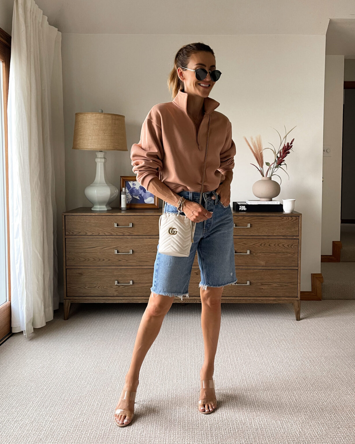 6 Ways to Style a Half-Zip Pullover - Karina Style Diaries