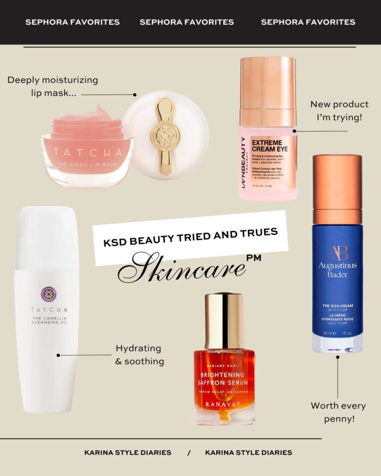 The Ultimate Sephora Shopping List: Everything I Buy and Love - Karina ...