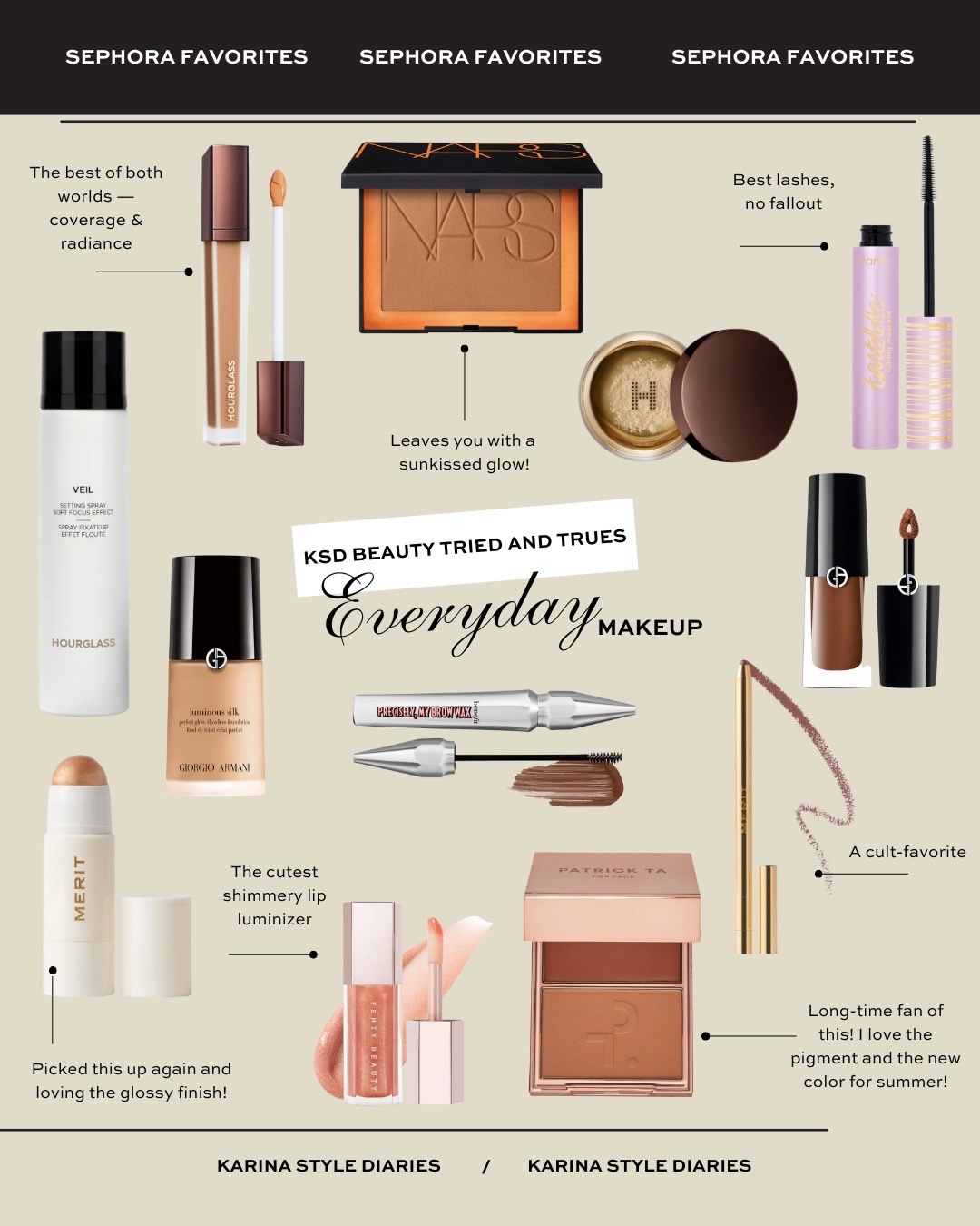 The Ultimate Sephora Shopping List: Everything I Buy and Love - Karina ...