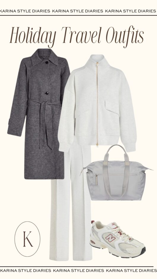 Comfy and Practical Winter Travel Outfits