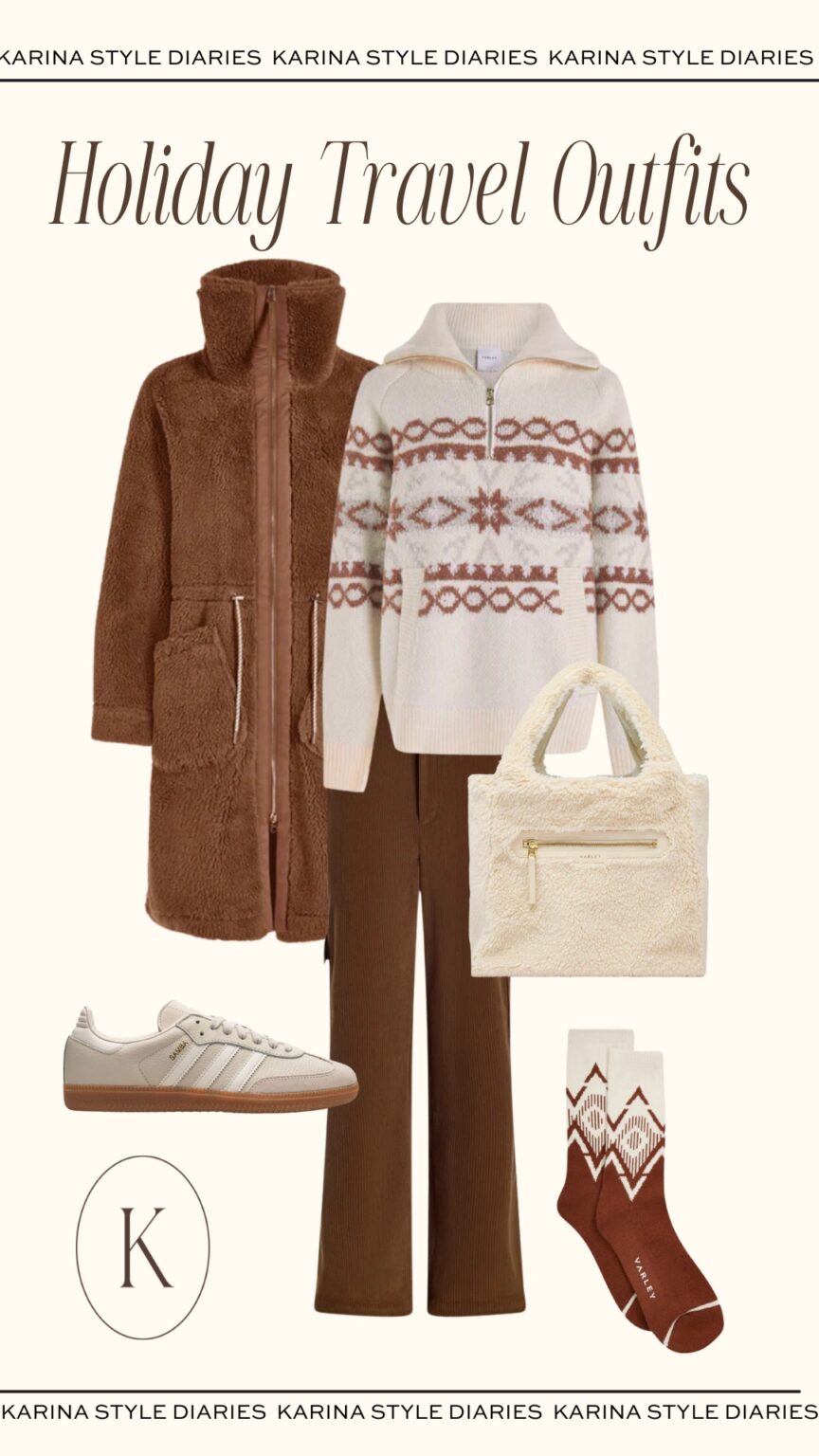 Comfy and Practical Winter Travel Outfits