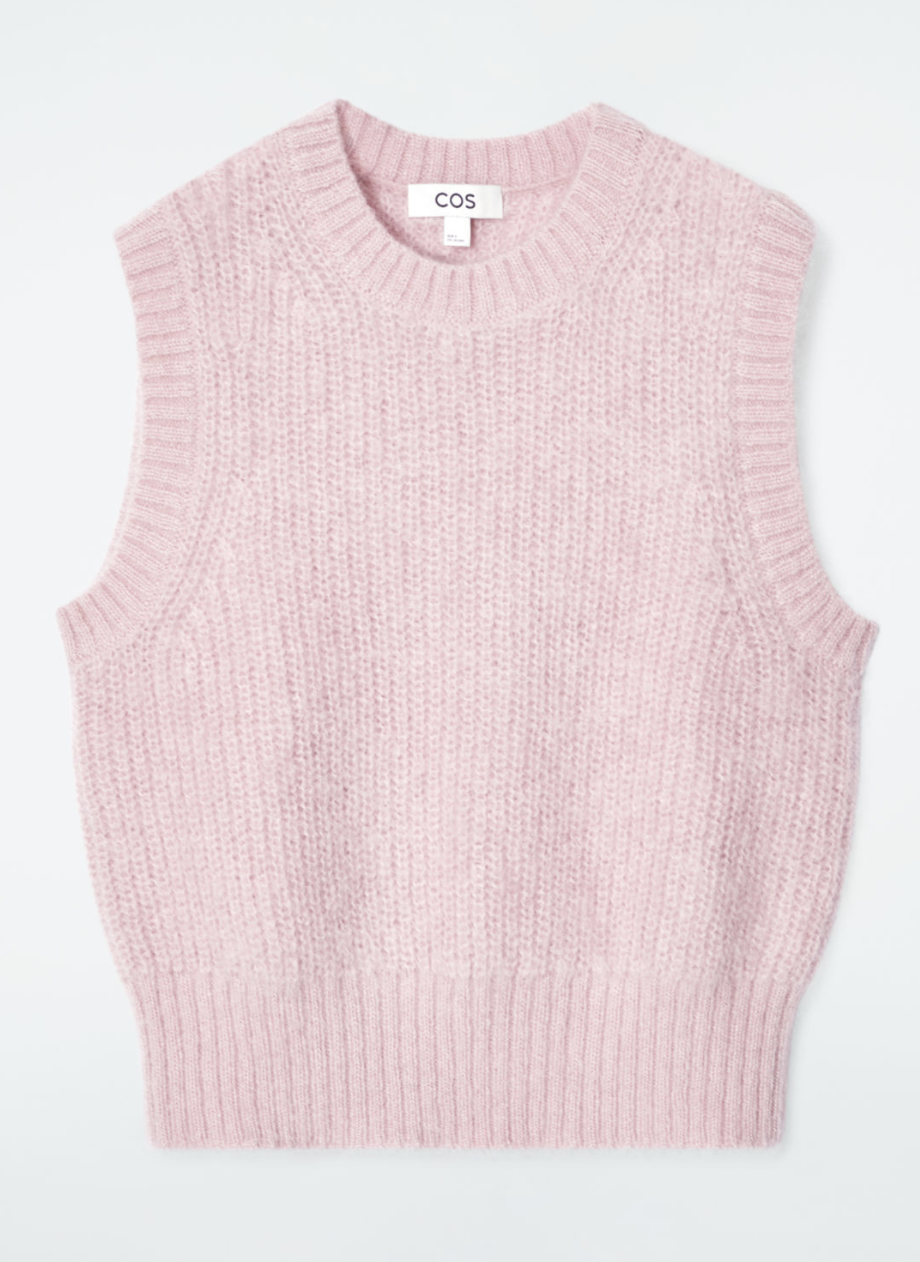 Light Pink Knit Tank - Karina Style Diaries